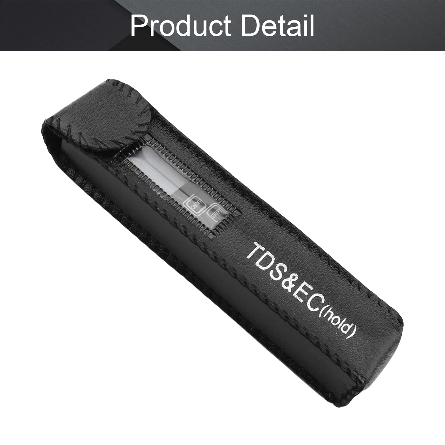 Othmro TDS & EC Tester TDS Three in one Handheld Tester 1-9990PPM 1 Resolution Plastic+304 Stainless Steel White 1PCS