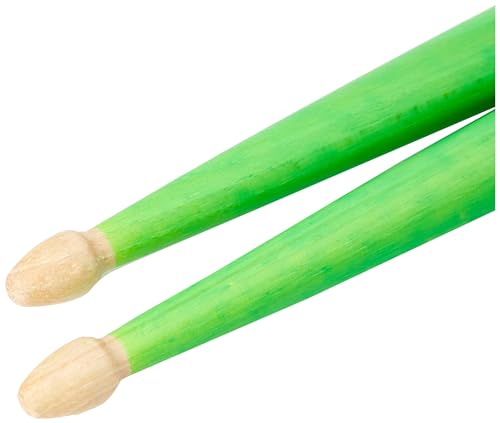 Avedis Zildjian Company 5A Acorn Neon Green Drumsticks