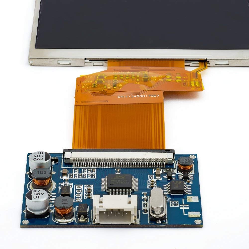 TFT LCD Display RGB LCD Display Module Kit Monitor Screen for Car AV Digital Photo Frame Multi-Function Car-Styling (3.5 inch Screen)