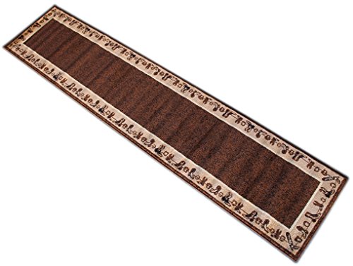 Cowboy Runner Area Rug Design L 375 (2 Feet 4 Inch X 10 Feet 9 Inch) Runner