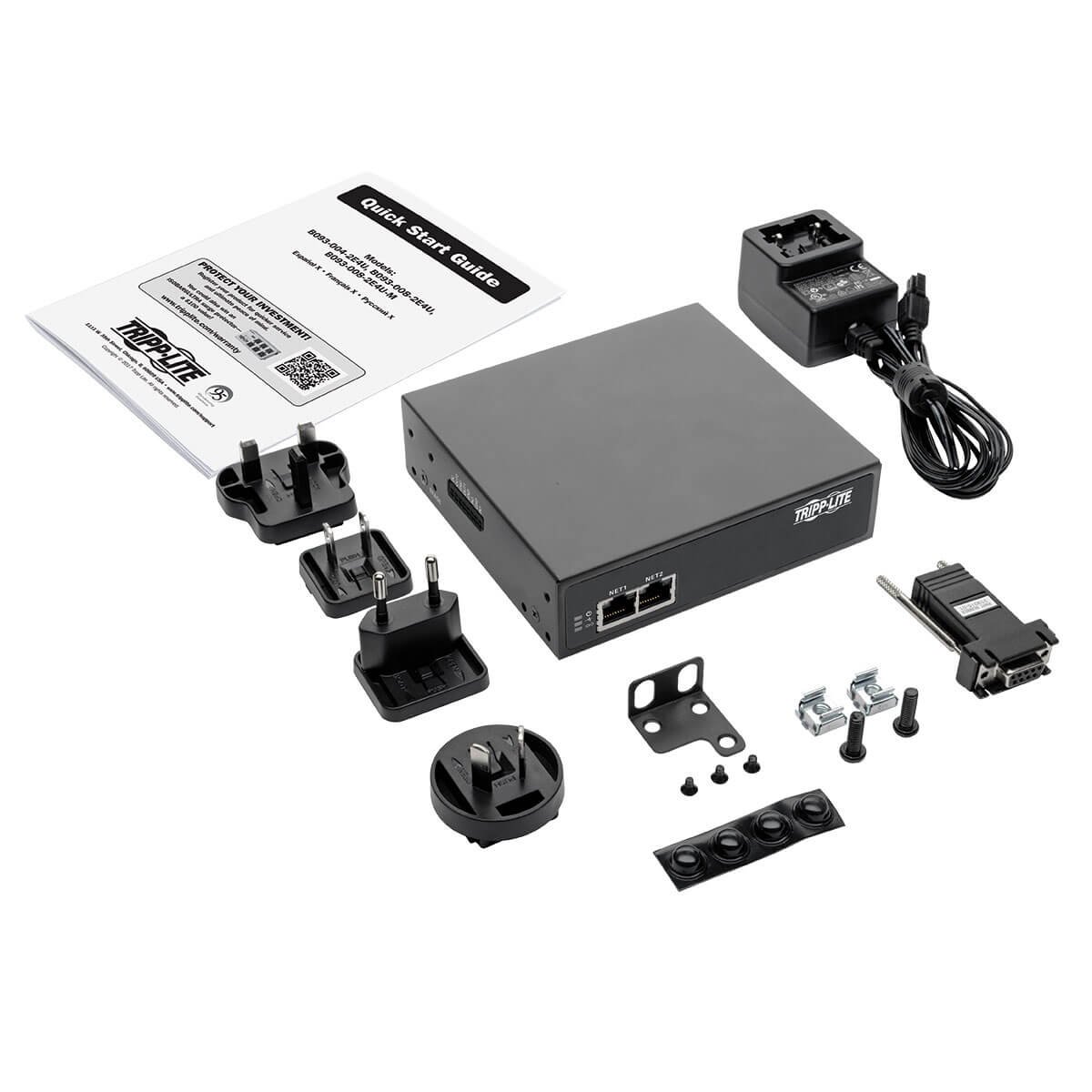 Tripp Lite 8-Port Console Server with Dual GB NIC, 4Gb Flash & 4 USB Ports (B093-008-2E4U)