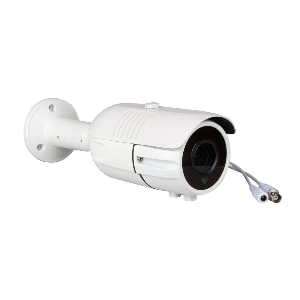 EVERSECU 4MP Security Camera, 4 megapixl AHD/TVI/CVI/Analog 4 in 1 CCTV Camera Outdoor/Indoor Night Vision 130ft(40m) IR Distance 2.8-12mm Vari-Focal Lens, OSD Menu UTC, Metal IP66 Weatherproof