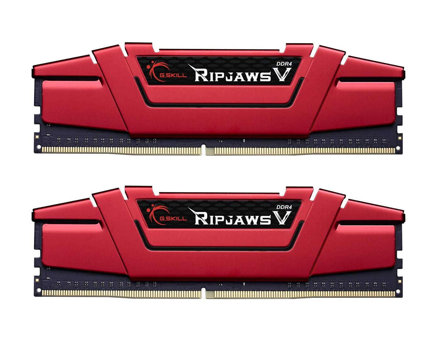 G.SKILL Ripjaws V Series (Intel XMP) DDR4 RAM 16GB (2x8GB) 3000MT/s CL16-18-18-38 1.35V Desktop Computer Memory UDIMM - Red (F4-3000C16D-16GVRB)