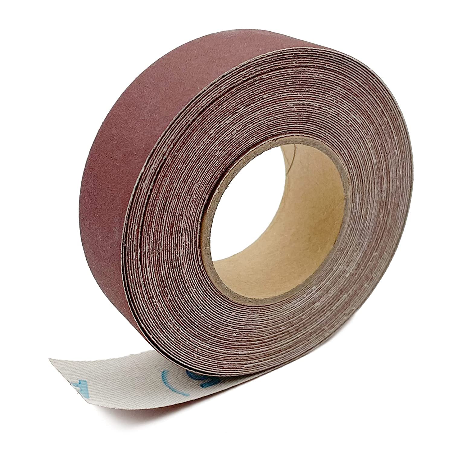400 Grit Continuous Sandpaper Roll 1" x 26 Feet Emery Cloth Aluminium Oxide Abrasive Sandpaper Roll Drum Sander Sandpaper Rolls for Wood Furniture Finishing Metal Sanding Automotive Polishing