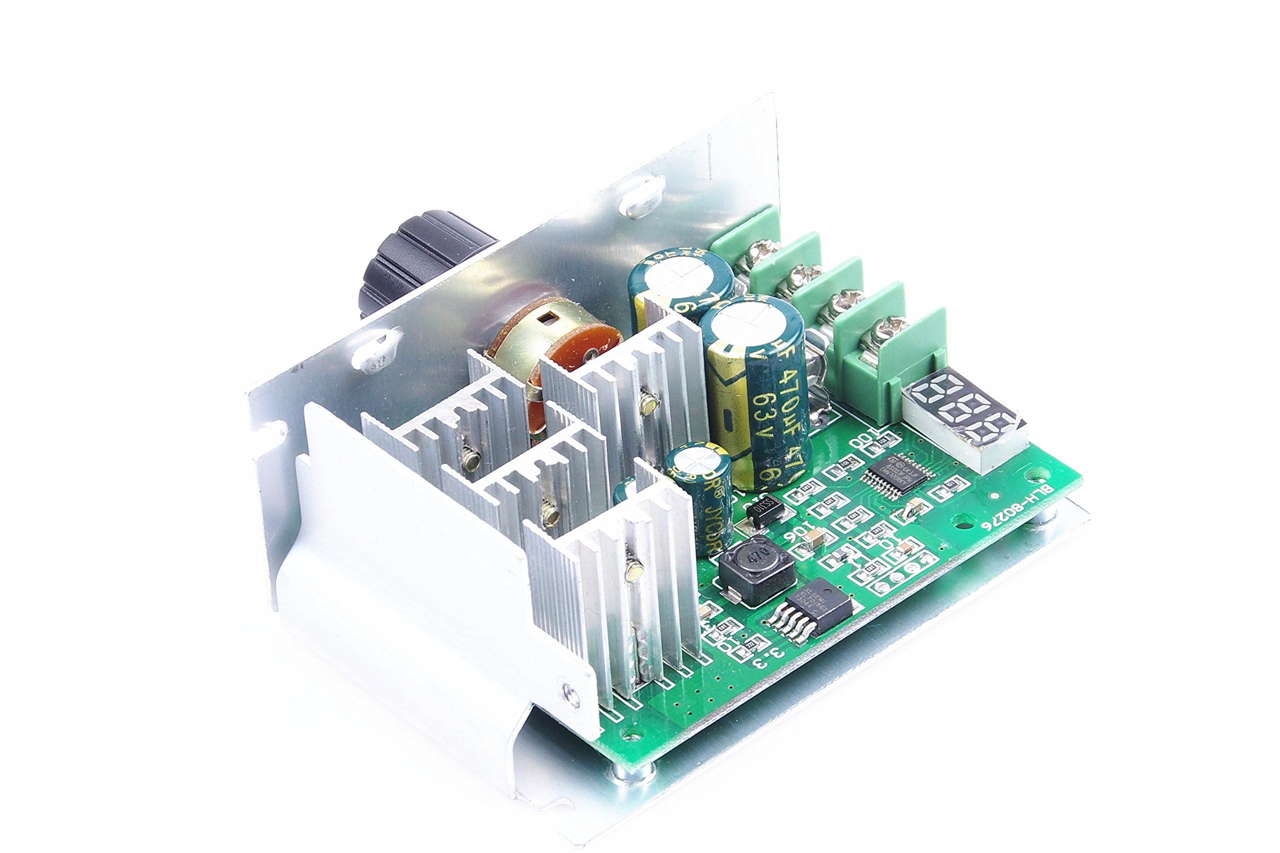 KNACRO Digital Tachometer PWM DC Motor Speed Controller 30A DC 6V 12V 24V 36V 48V 60V (6V - 60V) Max Power 1200W Promise Electronic Motor Switch