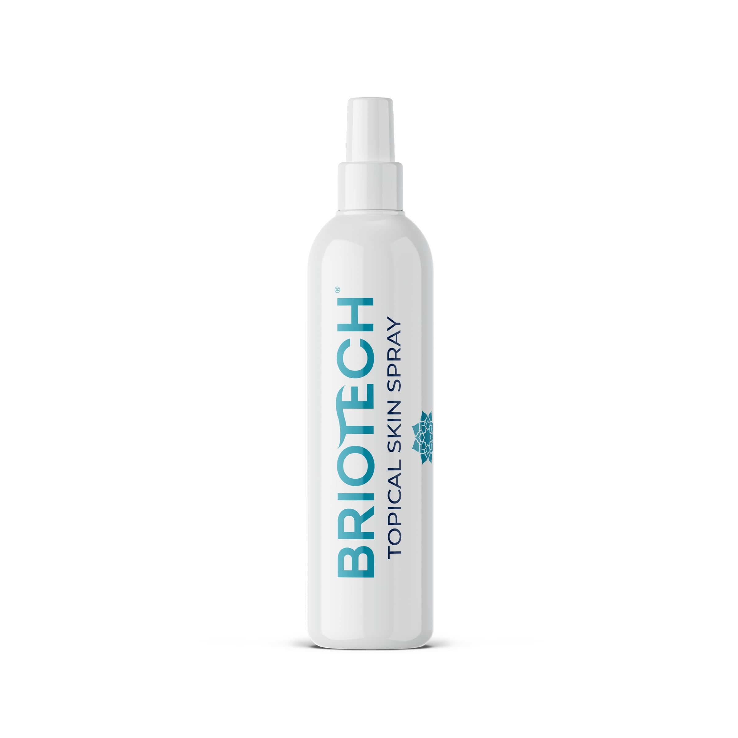 BRIOTECH Topical Skin Spray, Hypochlorous Acid Spray for Body & Face, Eyelid Cleanser, HOCl Facial Mist, Support Against Irritation and Redness, Stocking Stuffers, Packaging May Vary, 4 oz, 1 ct