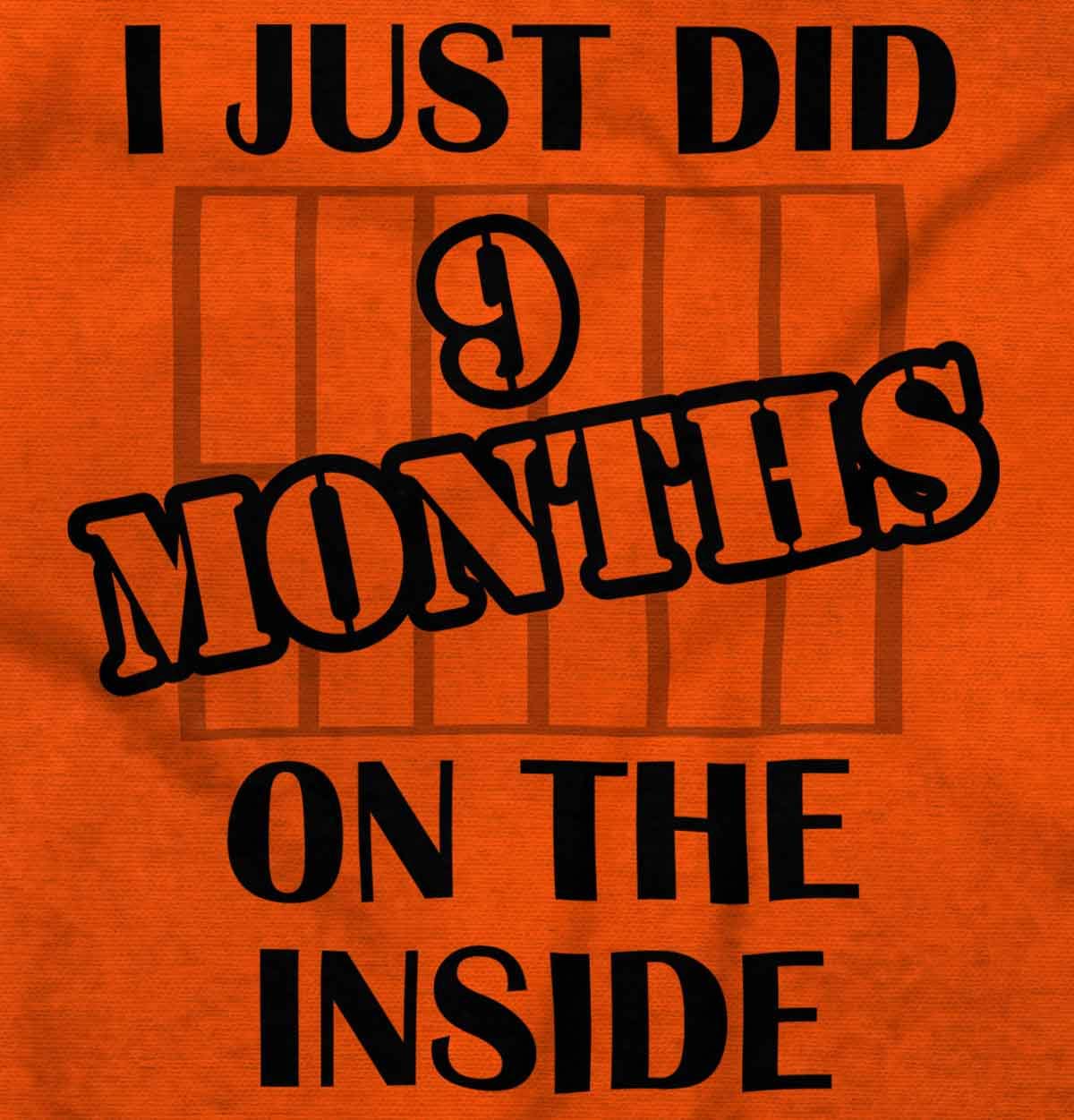 Brisco Brands Just Did 9 Months On The Inside Baby Romper Boys or Girls