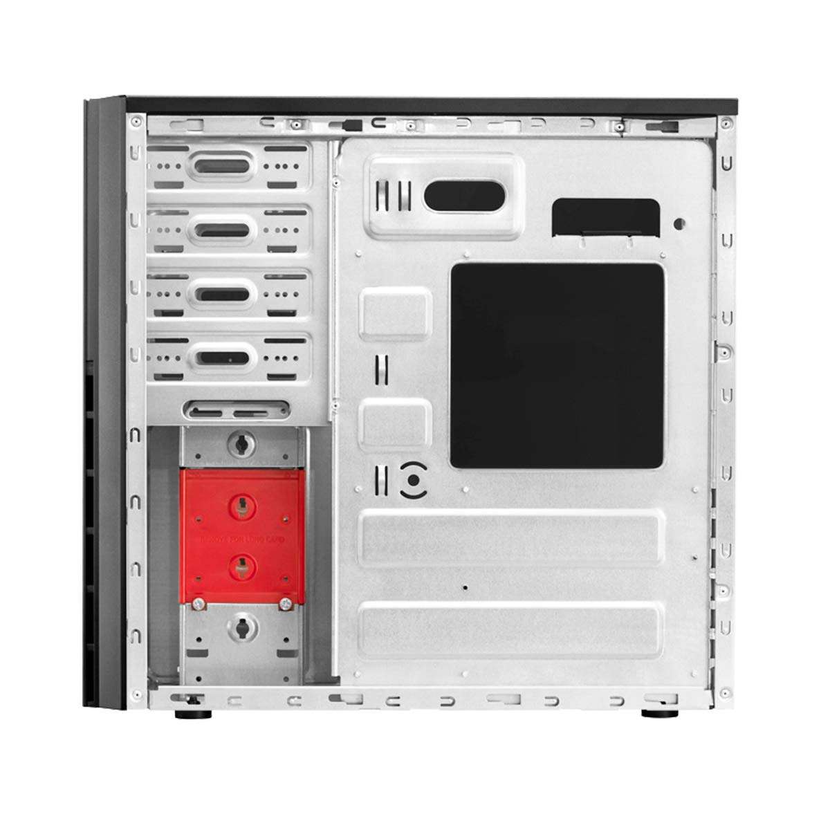 Antec Mid-Tower Case with 2X USB 3.0 Ports Durable Steel Bottom & Front Side Vents Case - Black - VSK4000E-U3