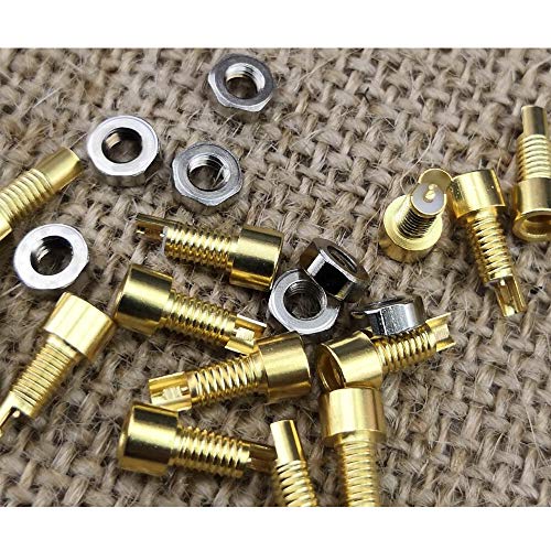 KOOBOOK 2Pcs Copper Headset Earphone Connector MMCX Screws Nut for Earphone