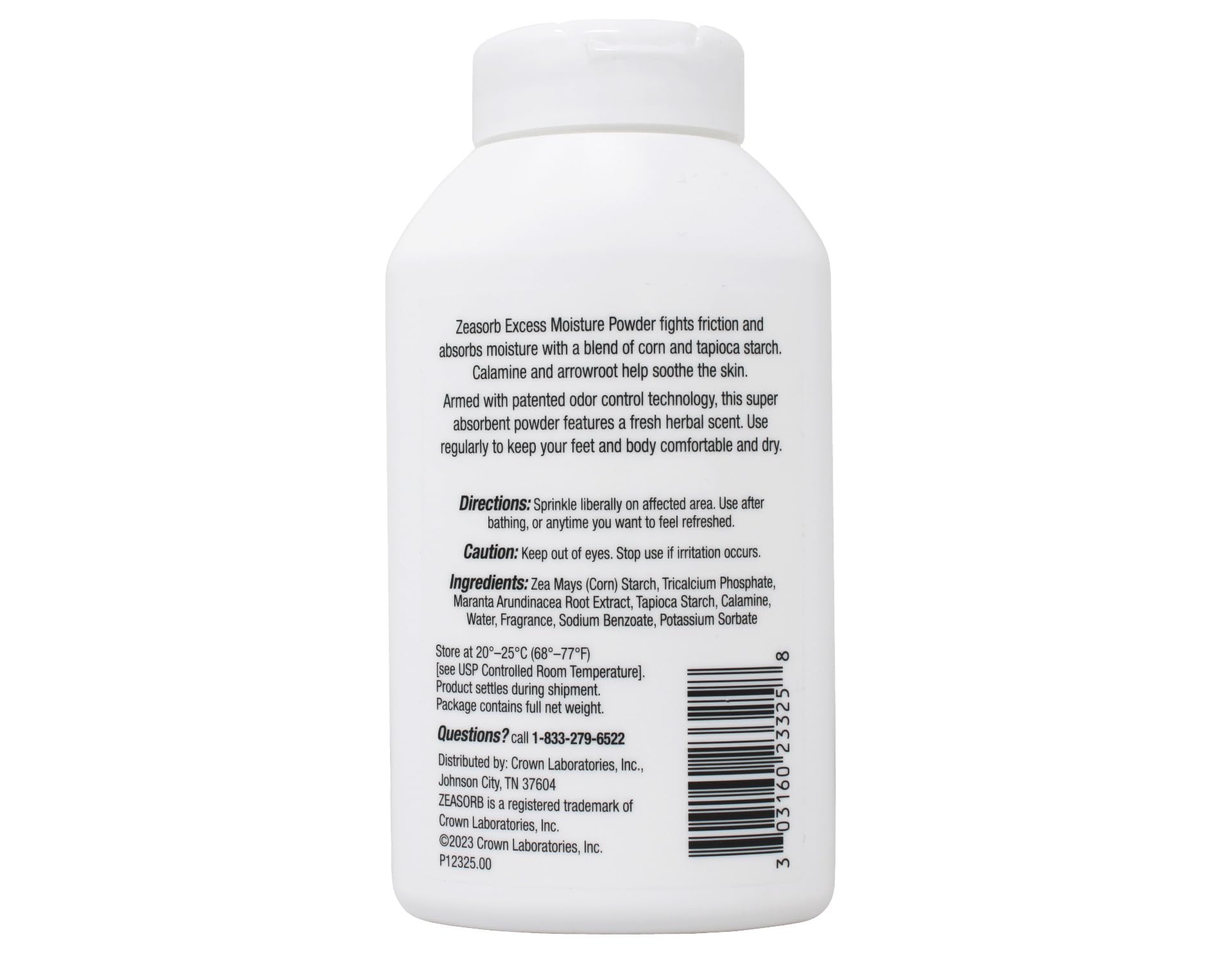 Zeasorb Prevention Super Absorbent Powder - 2.5 oz, Pack of 6