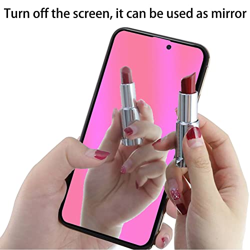 BWEDXEZ 2 Pack Anti-Blue Privacy Tempered Glass Suit for iPhone 11/iPhone XR Mirror Anti-Spy Screen Protector Anti-Peeping Film Electroplated Gradient Colorful