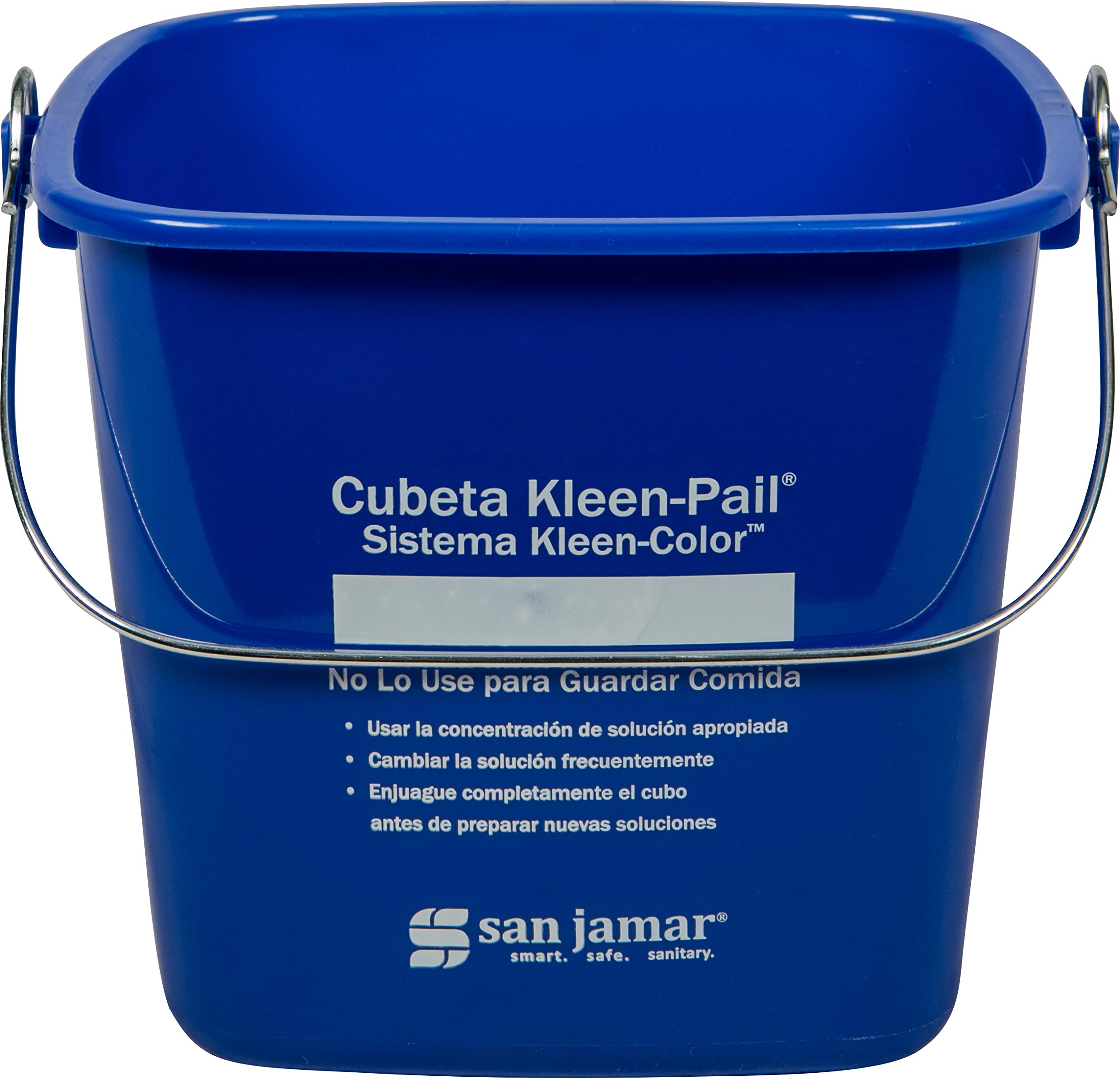 Carlisle Paddles San Jamar KP320GN Kleen-Pail Commercial Cleaning Bucket, 10 Quart, Green