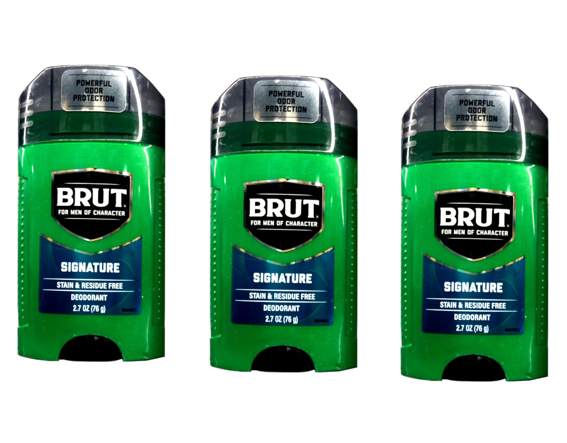 Brut Deodorant Oval Solid 2.25 Oz. (3 Pack)