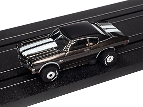 Auto World Thunderjet OK Used Cars 1970 Chevrolet Chevelle SS (Gray) HO Scale Slot Car