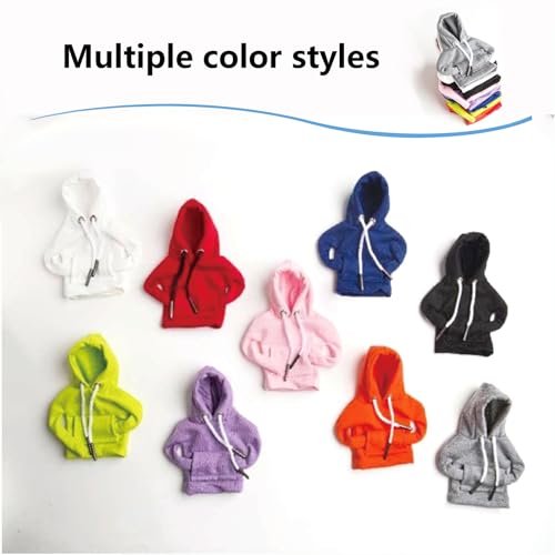 2Pcs Car Shift Knob Hoodie,Gear Shift Hoodie,Funny Sweater Hoodie for Gearshift,Automotive Interior Accessories(Red and Gray)