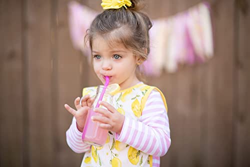 BapronBaby Fresh Lemon Bapron - Soft Waterproof Stain Resistant Bib - Machine Washable - 6m - 5yr - (Sz Baby/Toddler 6m-3T)