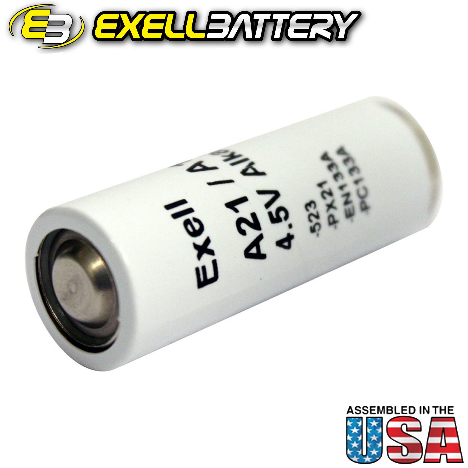 Exell Battery A21PX Battery NEDA ANSI 1306M Eveready E133 Varta 523BP