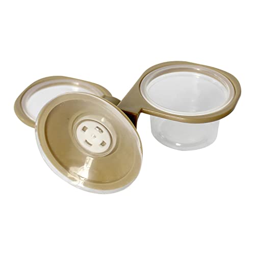 Amphibian Reptile Food Bowl Pets Suction Cup Worm Terrarium Water Dish Mealworms Bowls Feeders for Bearded Gecko