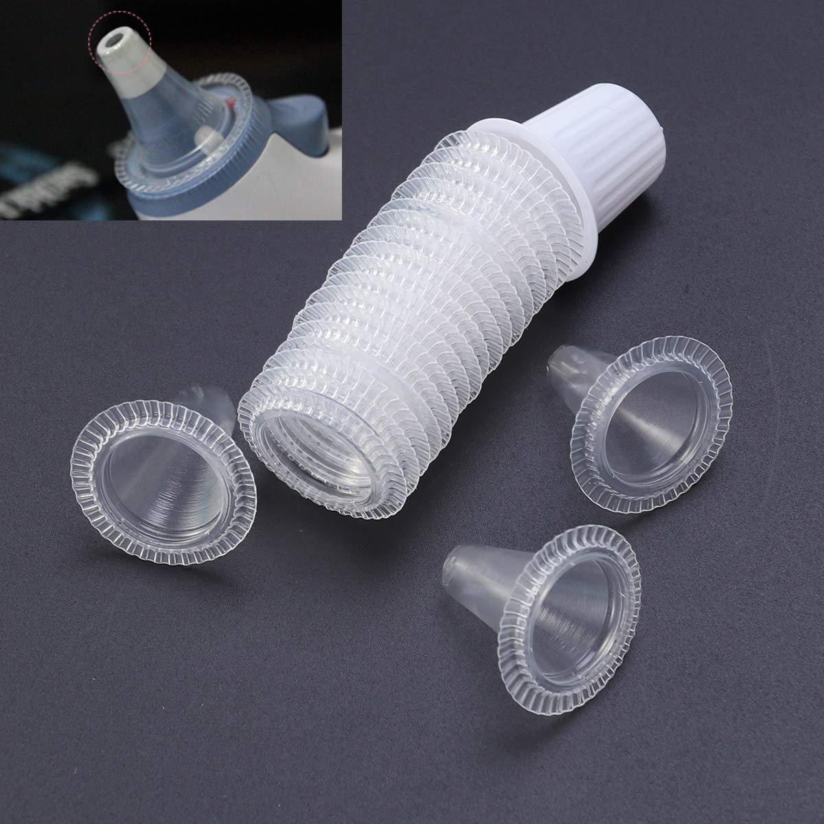 SUPVOX 20PCS Disposable Ear Thermometer Replacement Lens Filters Probe Cover