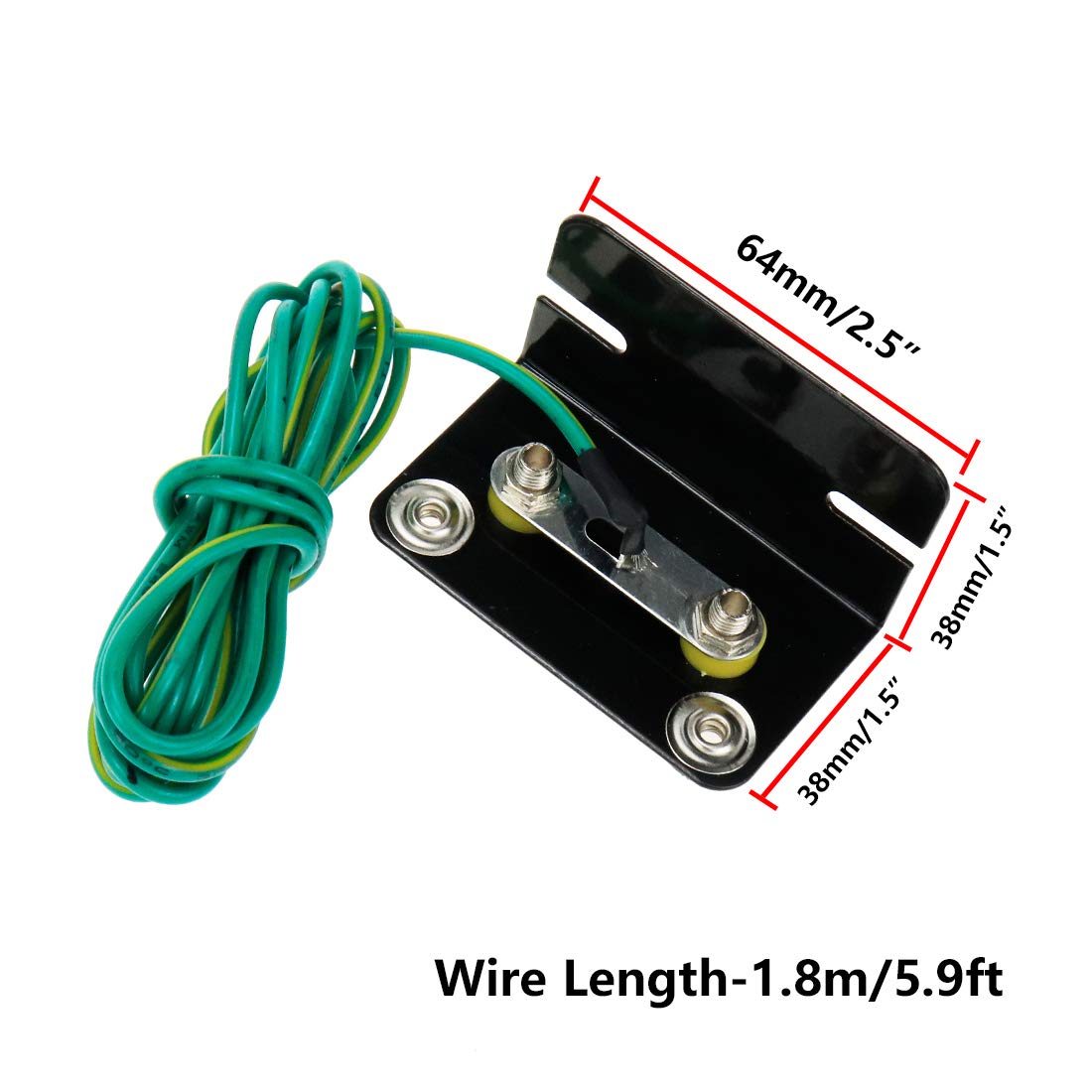 Dahszhi ESD Wrist Strap Ground Cord Bench Mounted with 1.8M Length Cord - 3pcs