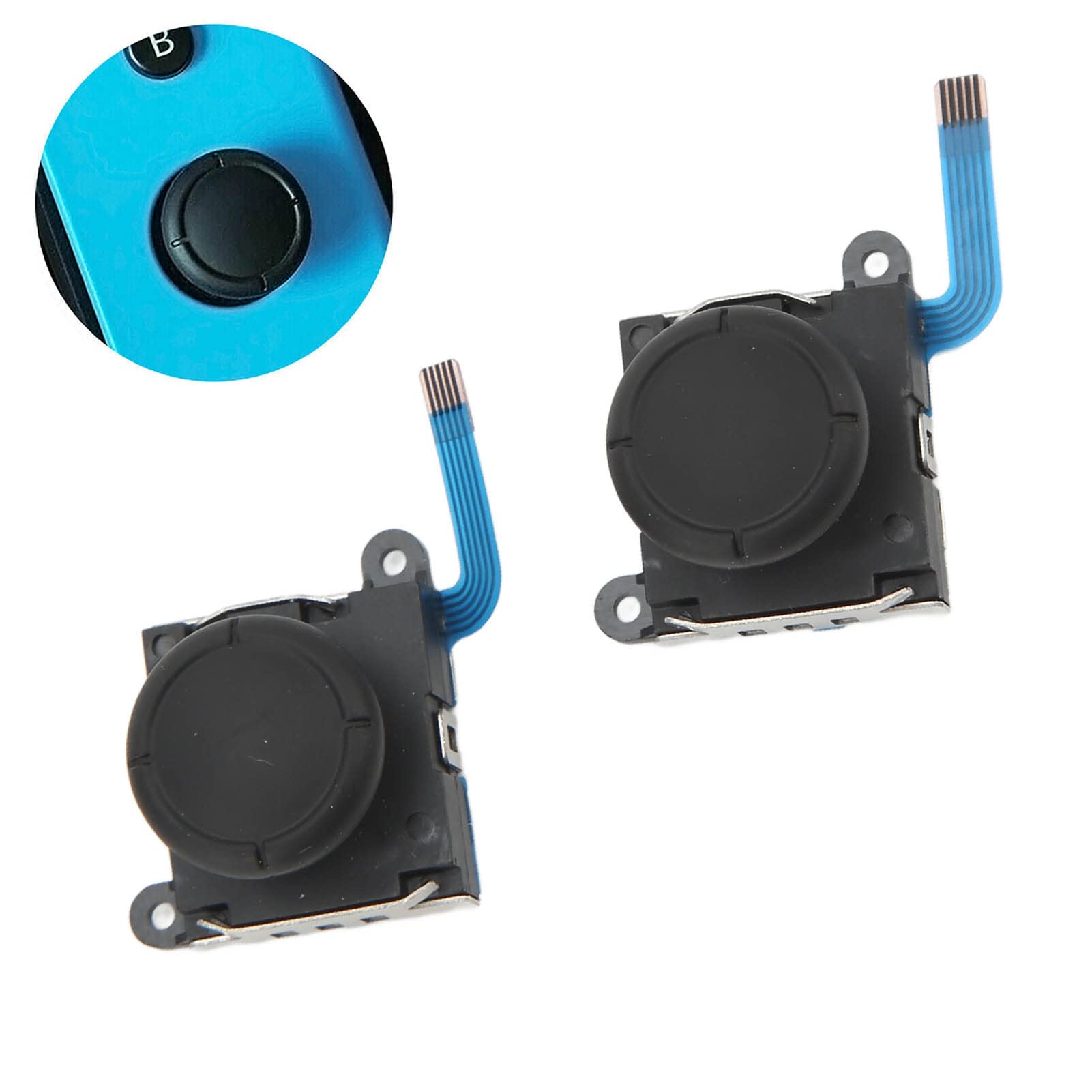 2Pcs Controller Joystick, Game Grip Button Joystick Scratch Resistant ABS Game Joystick Parts Replacement for Switch Lite [Video Game]