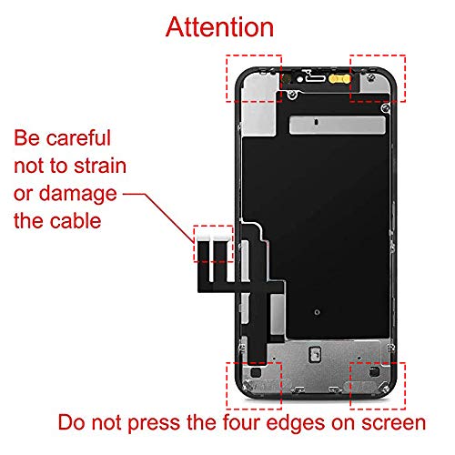 Fixerman for iPhone 11 LCD Screen Replacement 6.1 inch, 3D Touch Display Digitizer Assembly with Repair Tools, Compatible with iPhone 11(A2111, A2223, A2221) (6.1 inch)