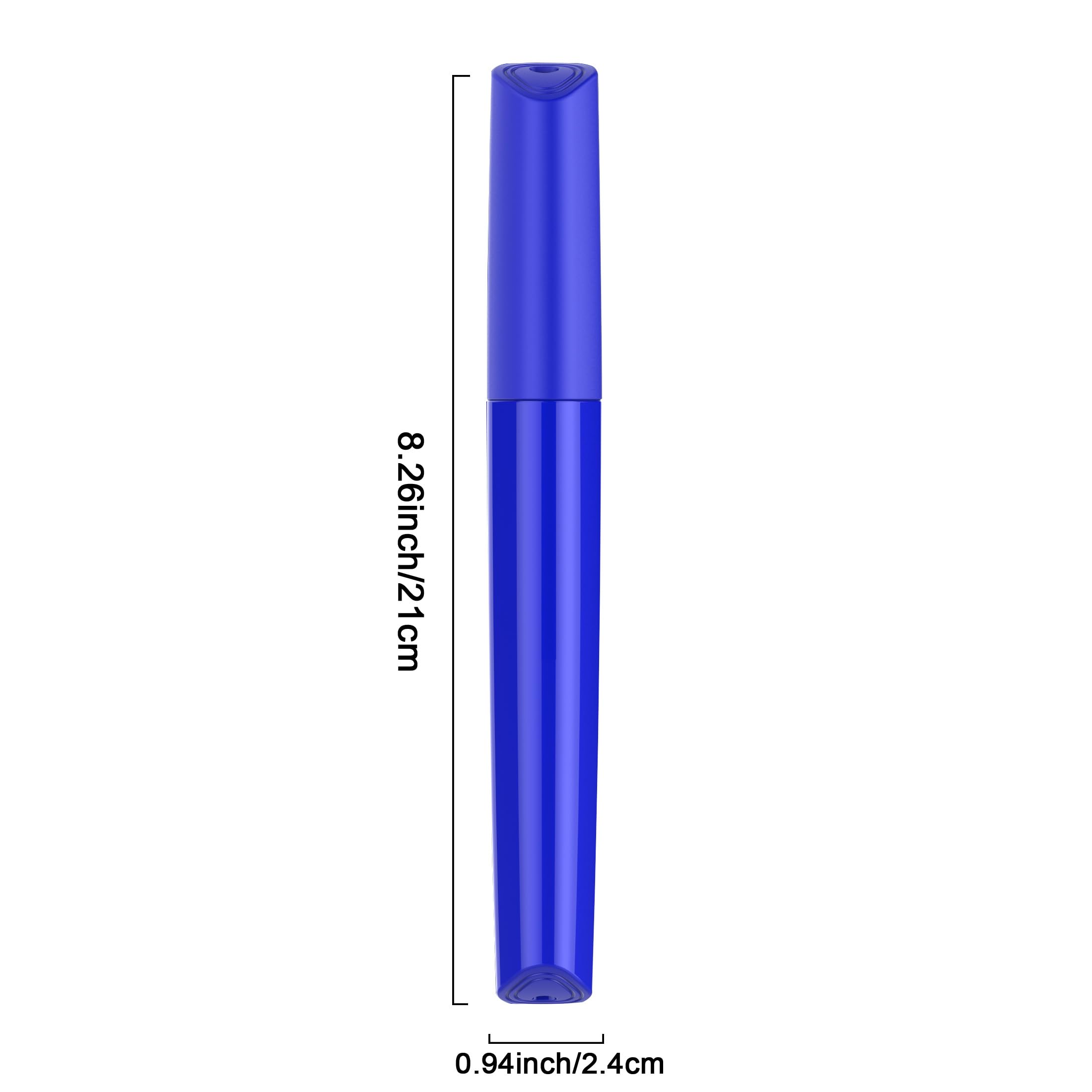 Travel Toothbrush Case, Portable Toothbrush Cover Container Storage Container, Breathable Design with Air Hole More Tube for Travel Hiking Camping and Business Trip (Deep Blue)