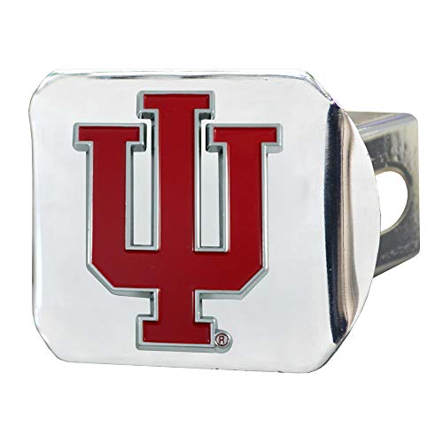 FANMATS 25028 Indiana Hooisers Hitch Cover - 3D Color Emblem 3.4"x4"