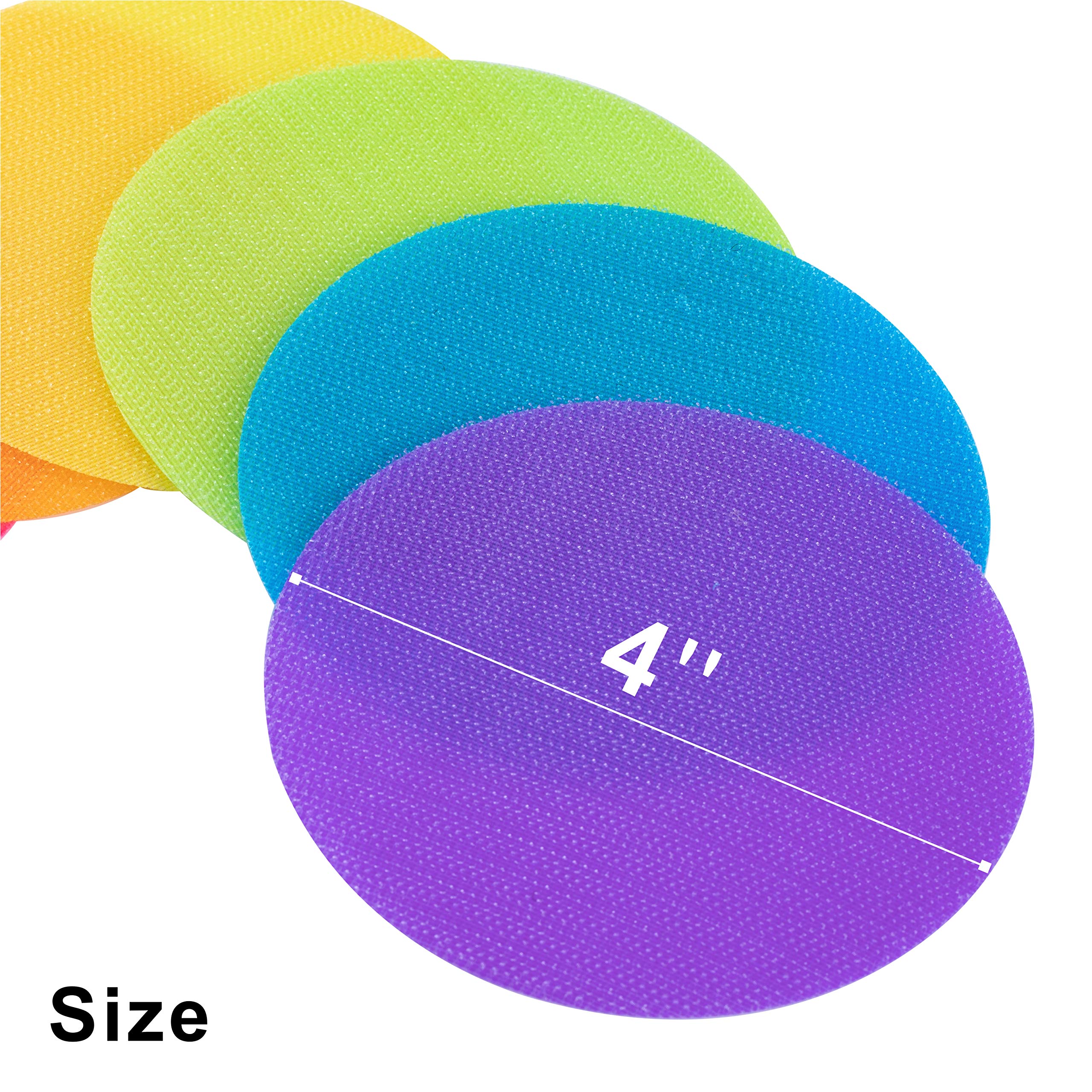 Nylon Floor Spots Circles Carpet Spots Maker Dots for Teachers and Children Preschool Classrooms
