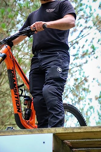 Andean Trails, MTB Pants, Mountain Bike Pants, Enduro Pants, Downhill Pants, Water Repellent Black