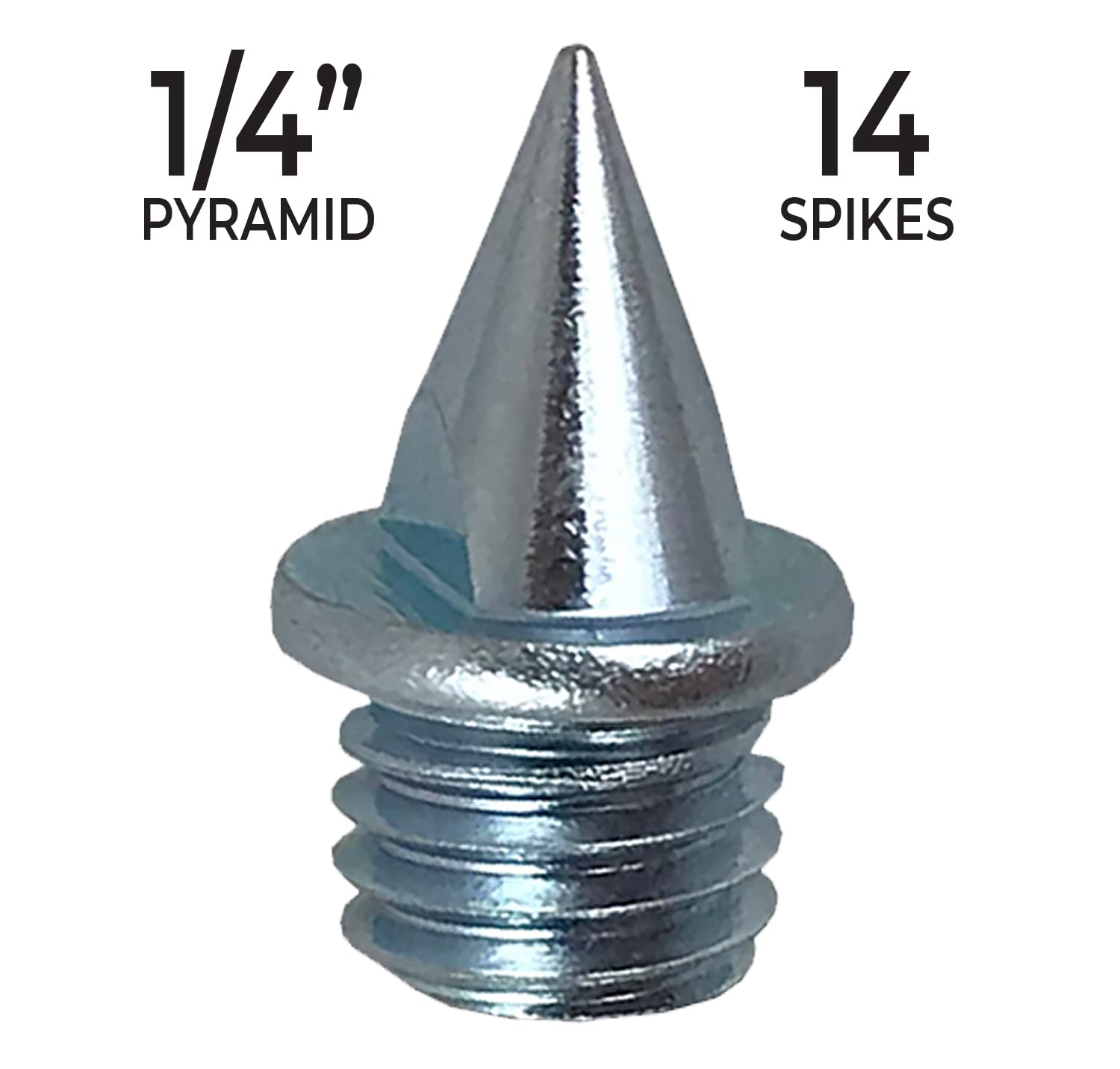 CHAMP 1/4" Steel Pyramid Spikes with Wrench