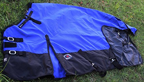 CHALLENGER 74" 1200D Turnout Rain Horse Sheet Light Winter Blanket Gusset 365G