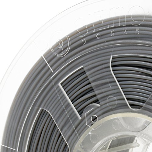 Gizmo Dorks Low Odor ABS 3D Printer Filament 3mm (2.85mm) 1kg, Gray