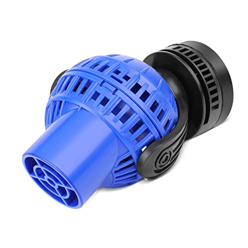 Flexzion Submersible Wave Maker 360 Degree Circulation Pump w/Magnetic Mount & Adjustable Flow Rate for Aquarium Fish Marine Coral Reef Tank Pools Fresh Salt Water -1600Gph