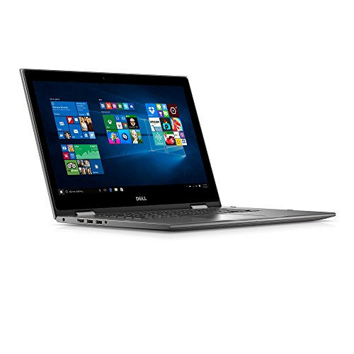 Dell i5568-0463GRY 15.6" FHD 2-in-1 Laptop (Intel Core i3-6100U 2.3GHz Processor, 4 GB RAM, 500 GB HDD, Windows 10) Gray