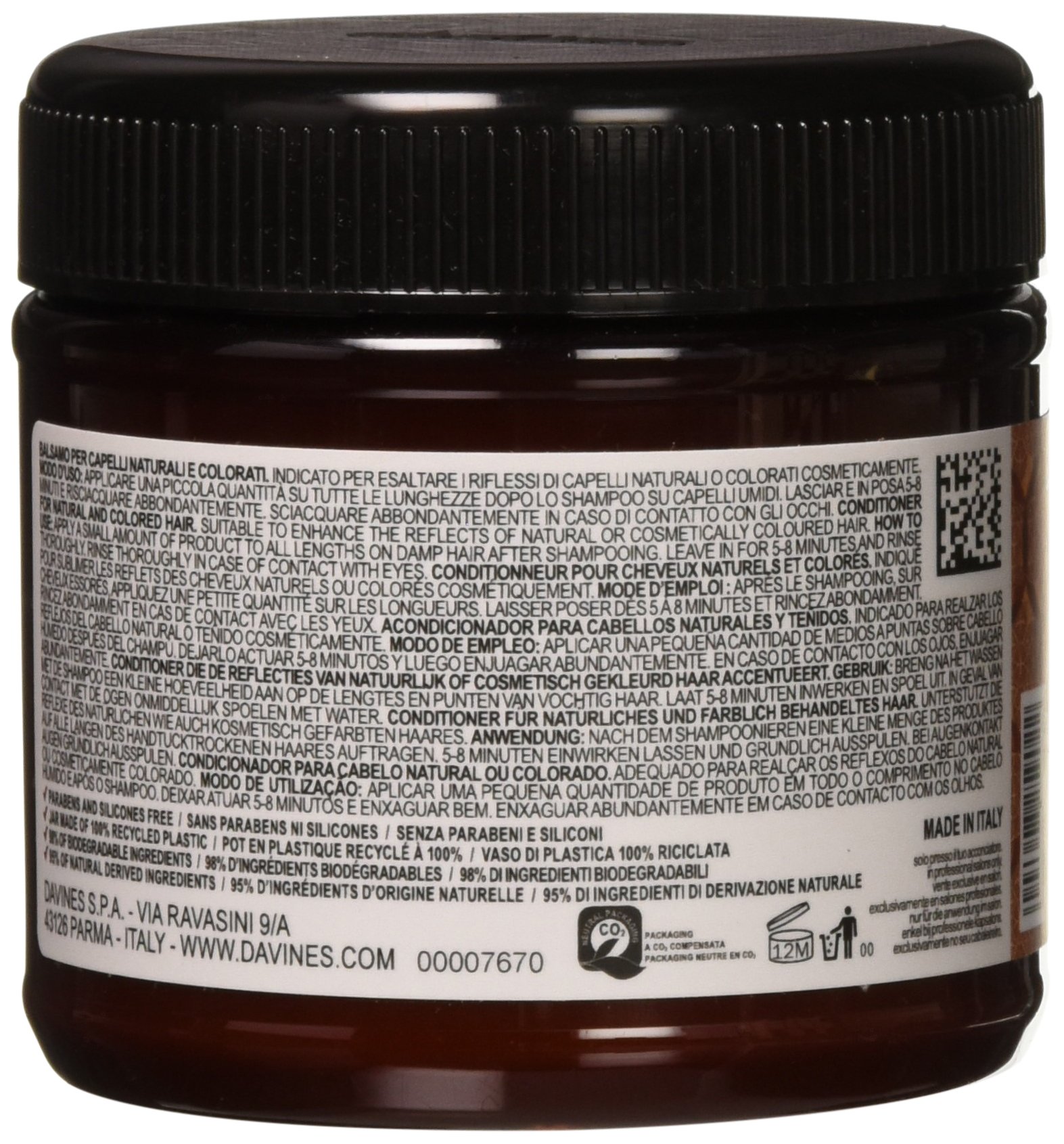 Davines Alchemic Conditioner, Copper, 8.81 oz.