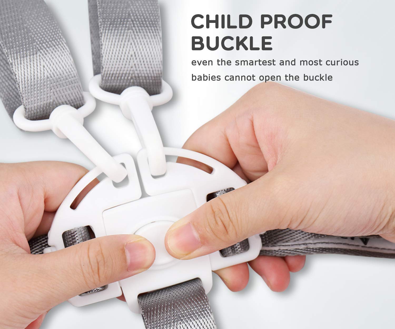 New 5 Point Harness Buckle Replacement Part for EVENFLO Charleston Jogging Stroller Safety for Babies, Toddlers, Kids, Children