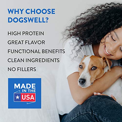 DOGSWELL Immunity & Defense, Flaxseed Oil, Turmeric, Vitamin E & A, Healthy Aging, Chicken Jerky 24 oz (842197)