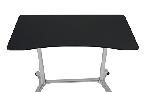 Calico Designs 51230 Sierra Height Adjustable Desk, Silver/Black 37.5 Inch