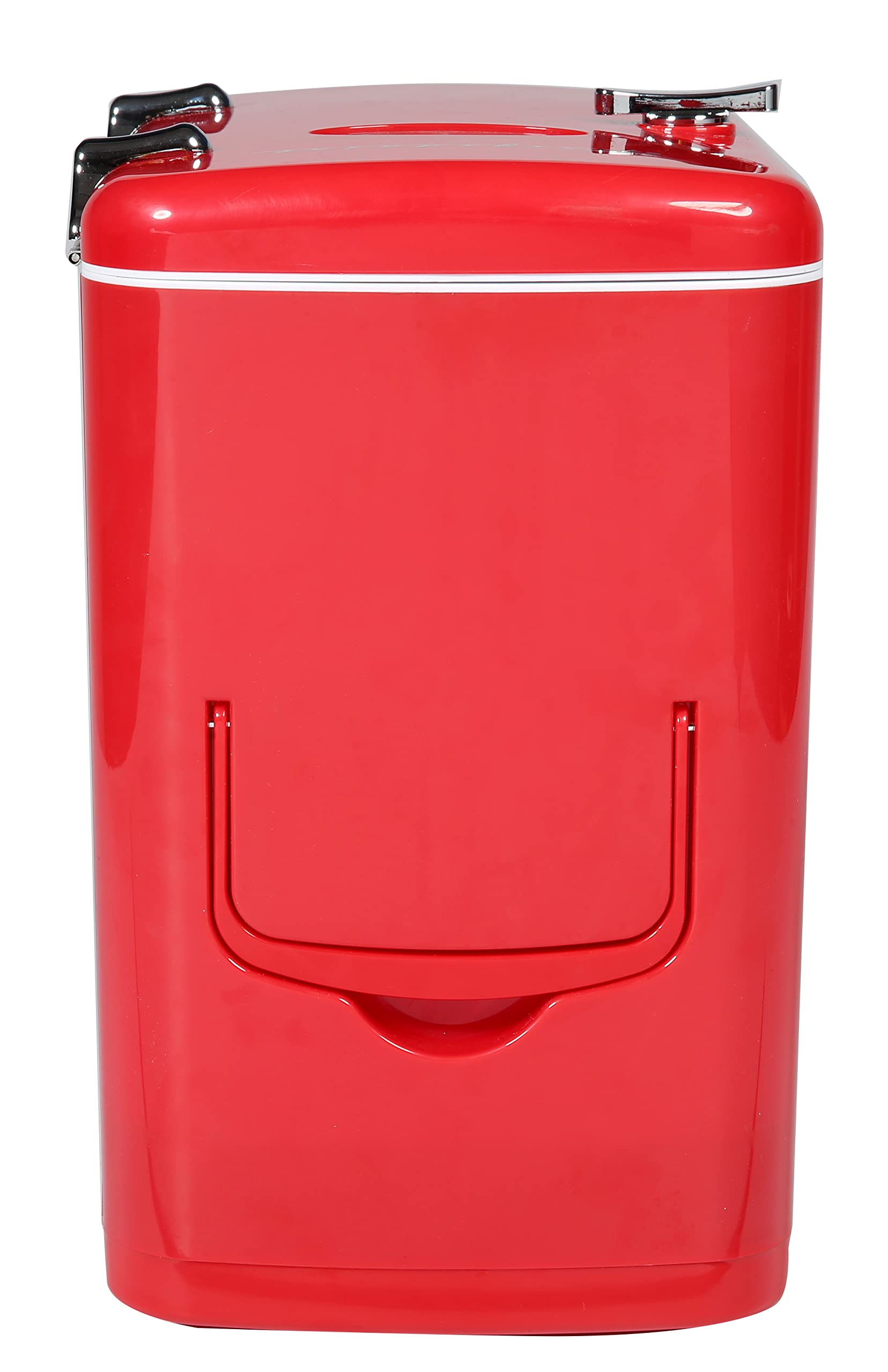 Frigidaire EFMIS175-RED Portable Mini Fridge-Retro Extra Large 9-Can Travel Compact Refrigerator, RED (Renewed)