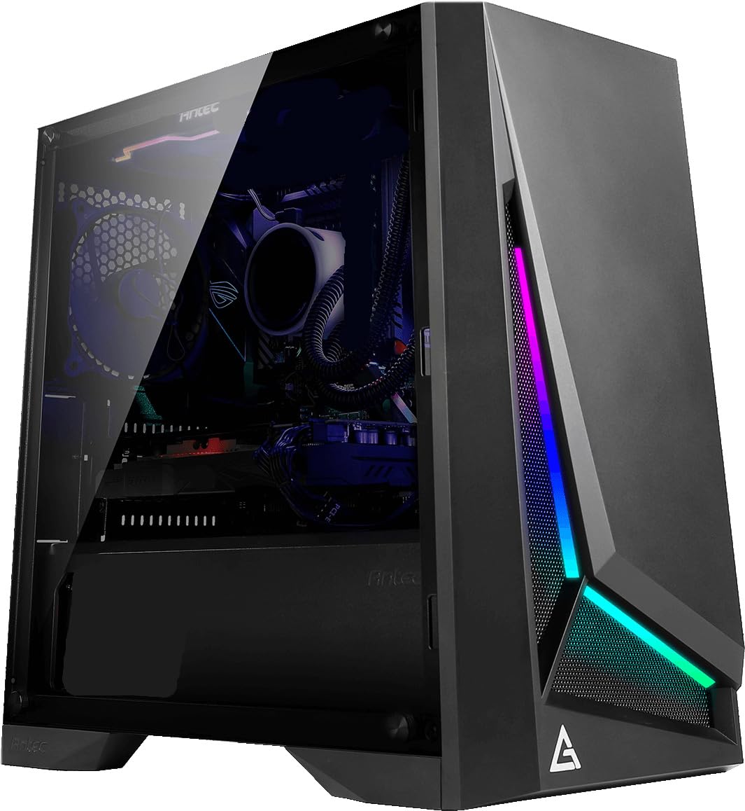 Centaurus Andromeda A3 Gaming PC - AMD Ryzen 7 5800X, 32GB RAM, Radeon RX 6700 XT 12GB, 1TB NVMe SSD, Windows 11 Pro, AC WiFi. Liquid Cooler, RGB LEDs, VR Ready Gaming Computer