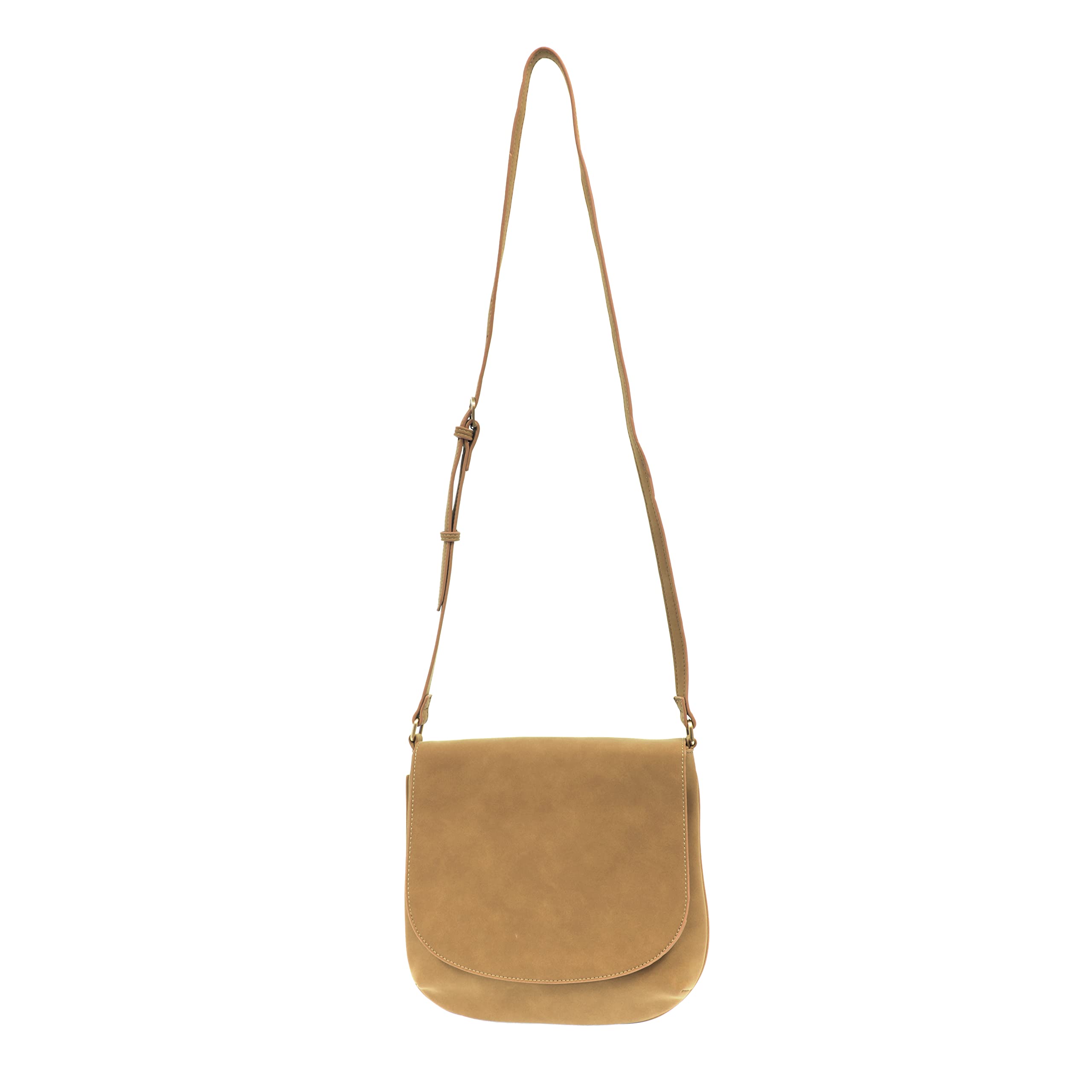 joy susan Jackie Large Flap Suede Crossbody Bag