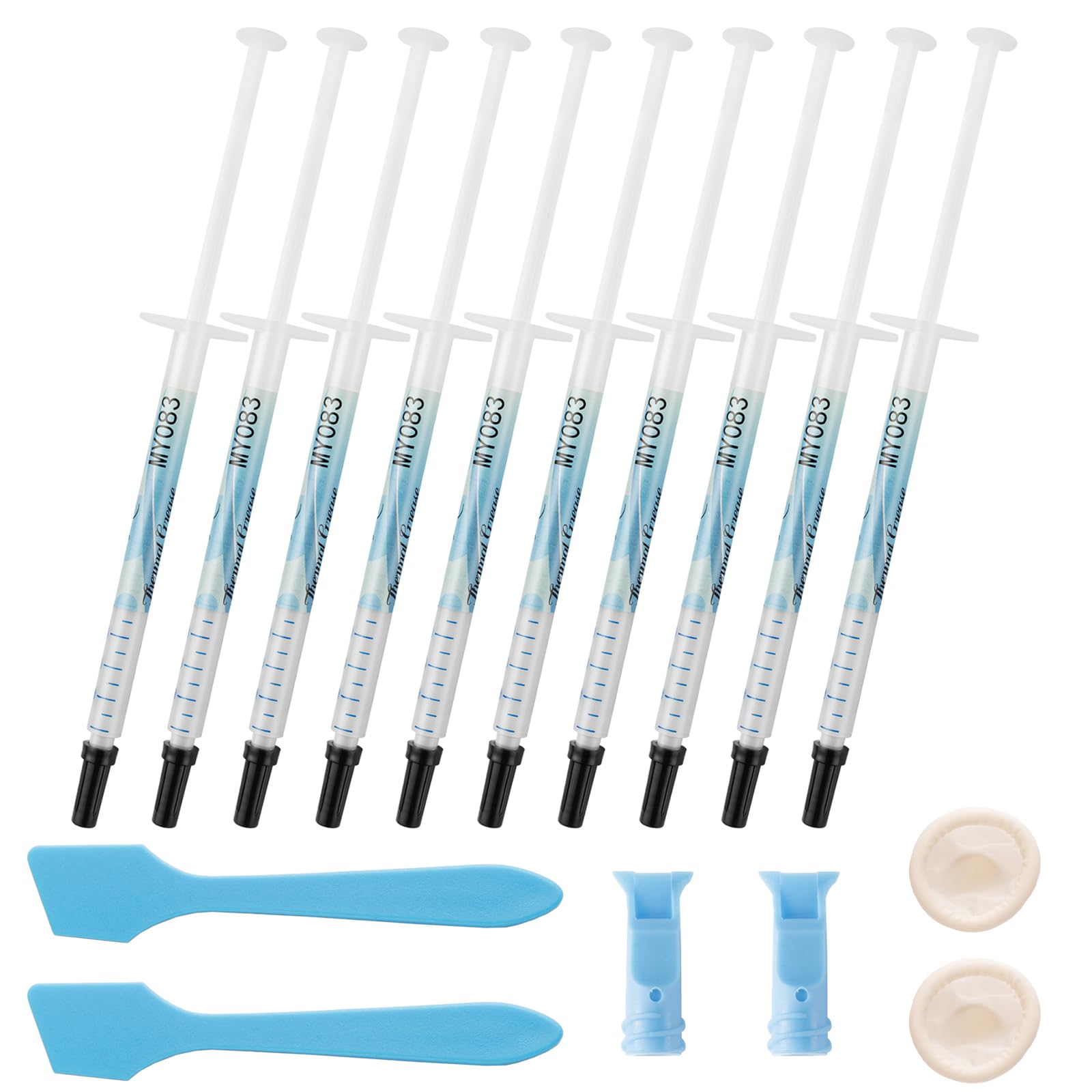 MY083-10pcs(1PCS-1g)-CPU Thermal Paste 8.3W/m- Thermal Compound Heatsink Paste Silicon Grease for PC CPU GPU LED PS4