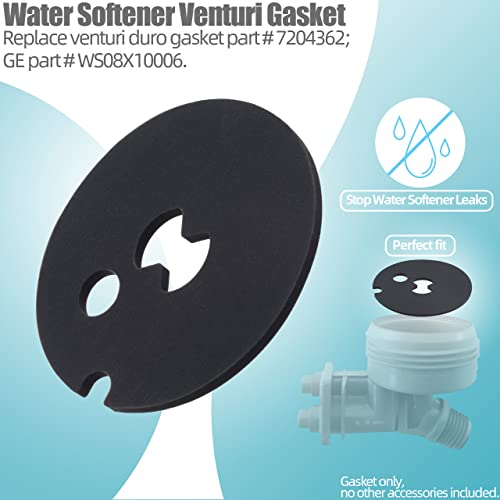Water Softener Venturi Gasket Compatible with Kenmore, Whirlpool, Morton, GE Water Softener, 7204362 Water Softener Replacement Parts(3 Pack)