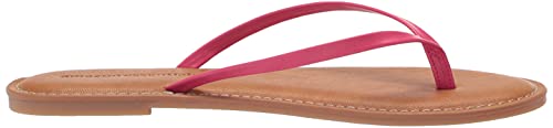 Amazon Essentials Women's Thong Sandal, Bright Pink, 7