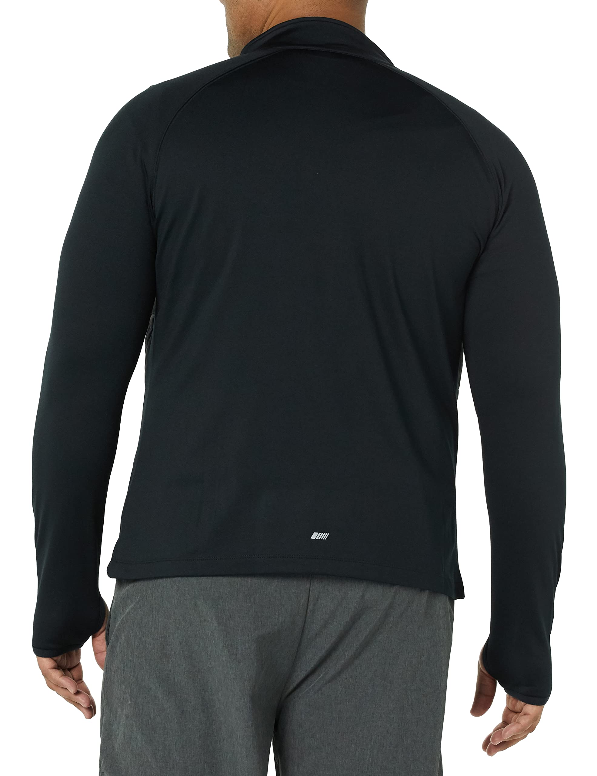 Amazon Essentials Men's Slim Fit Performance Stretch Quilted Active Jacket, Black, Medium