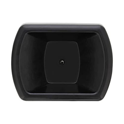 BISupply Trailer Wheel Chock for up to 6in Caster Wheel - 1pc Rubber Boat and RV Jack Block Jockey Trailer Wheel Dock