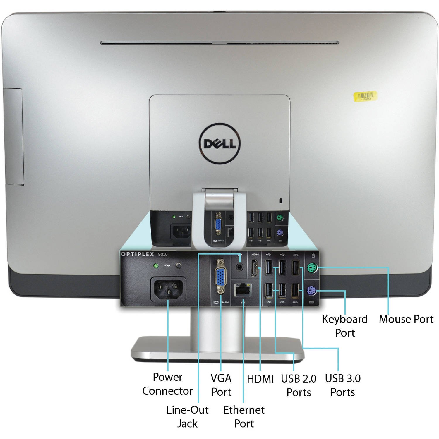 Dell Optiplex 9010 FHD 23 Inch (1920x1080) All in one Business Computer PC (Intel Quad Core i7-3770s, 8GB Ram, 2TB HDD, HDMI, VGA, Camera, WIFI, DVD-RW) Win 10 Professional (Certified Refurbished)