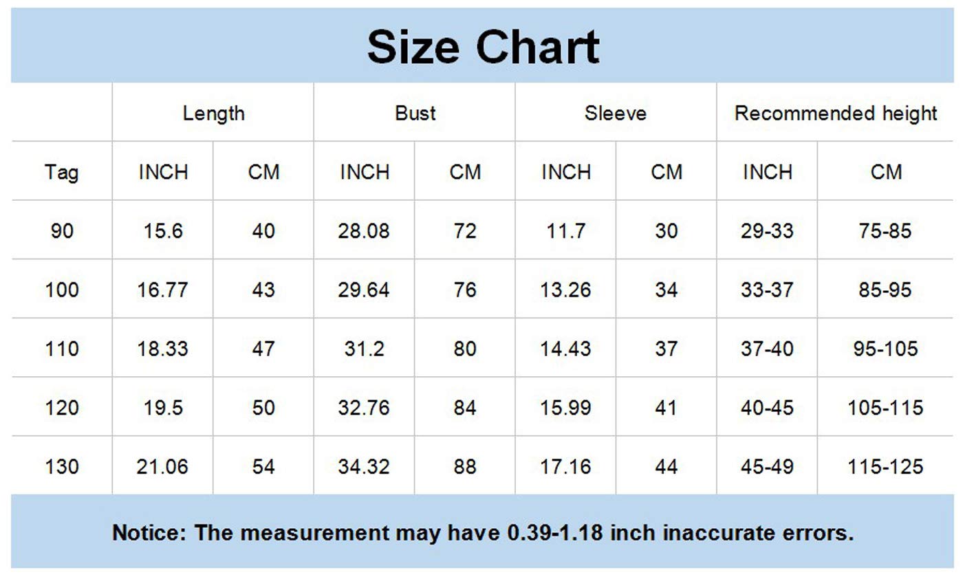 Happy Cherry Toddler Snowsuit Soft Thick Long Sleeve Jacket with a Removable Hooded Zipper Clothing Black Large
