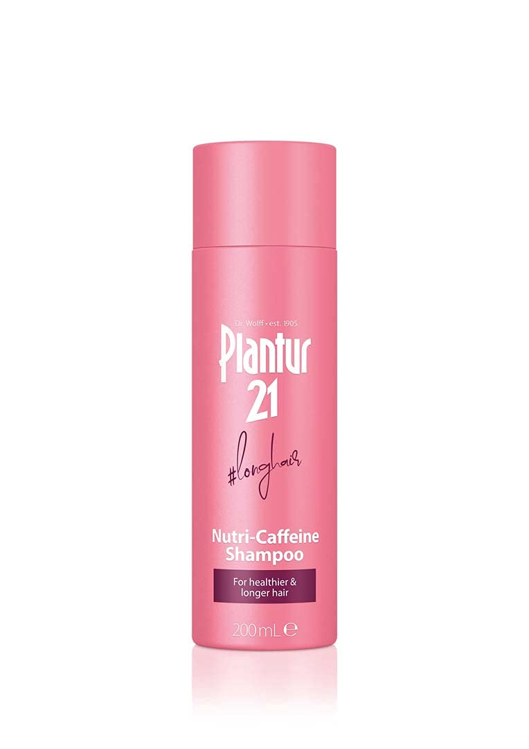 Plantur 21#longhair Nutri-Caffeine Women's Long Hair Shampoo with Keratin and Biotin: Strengthen and Nourish, 6.76 fl oz